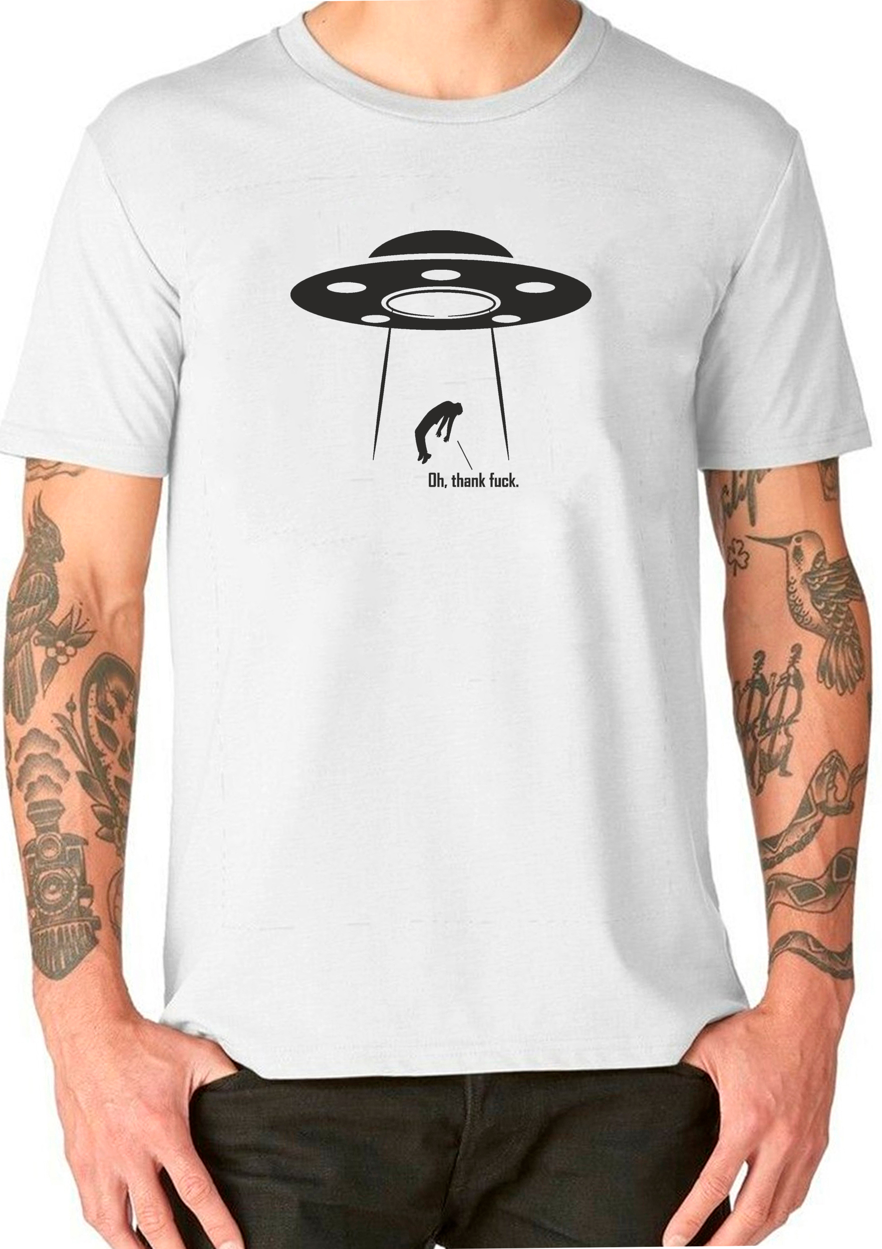 Alien Abduction T-Shirt - Croydon Printing